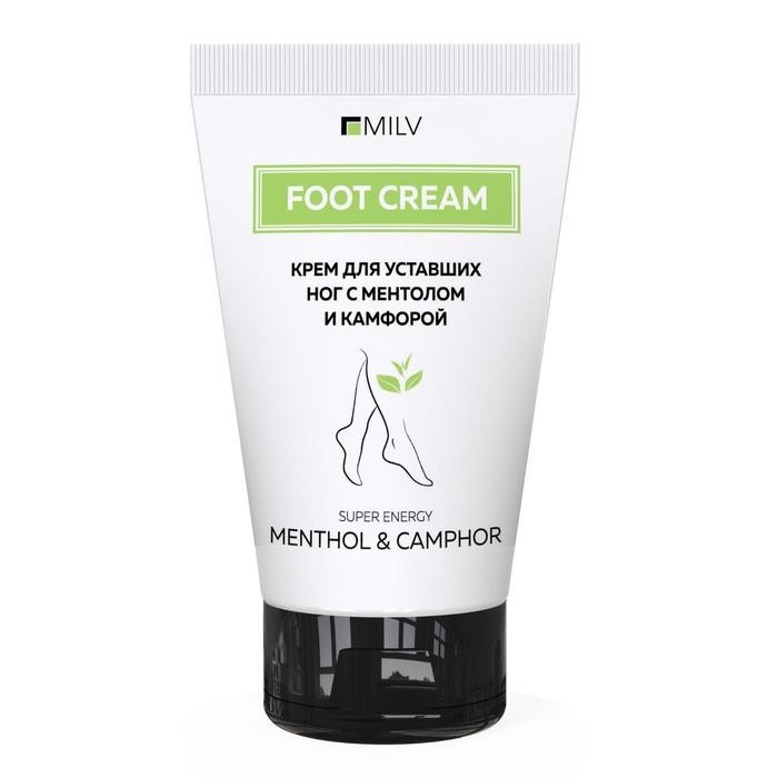Купить крем с ментолом и камфорой Milv от уставших ног 150 мл в ...